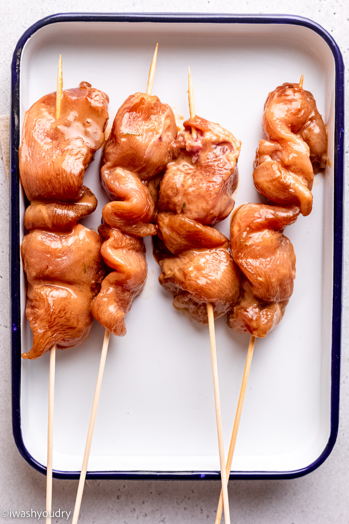 Thai Chicken Satay - I Wash You Dry