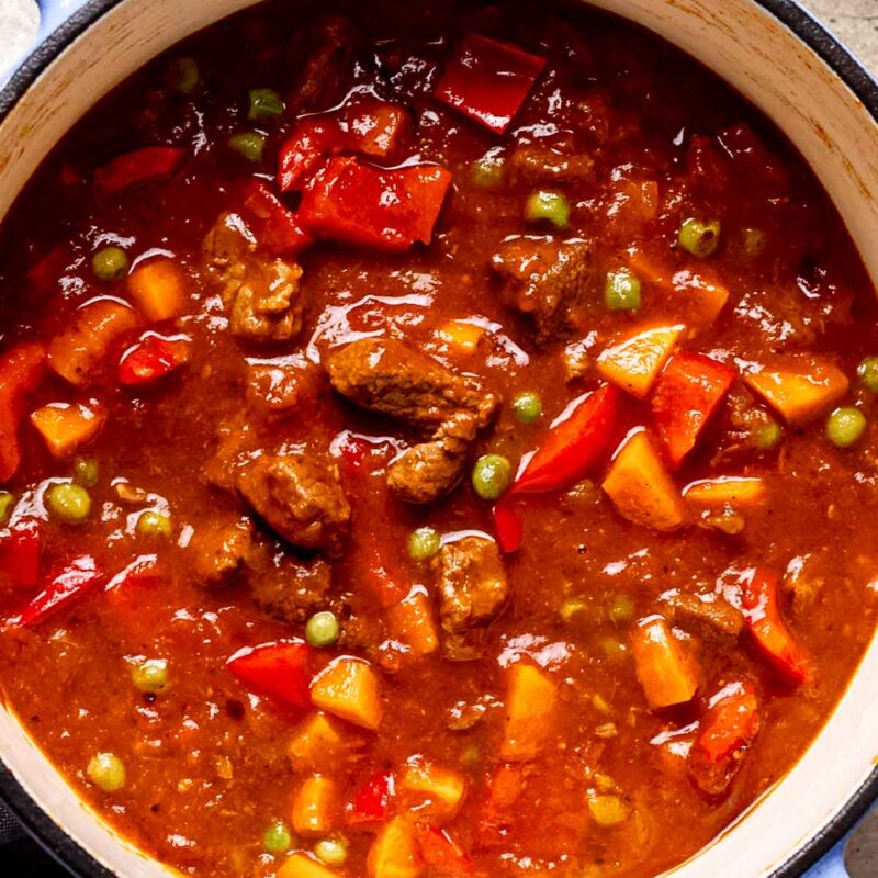 Curry Beef Stew - I Wash You Dry