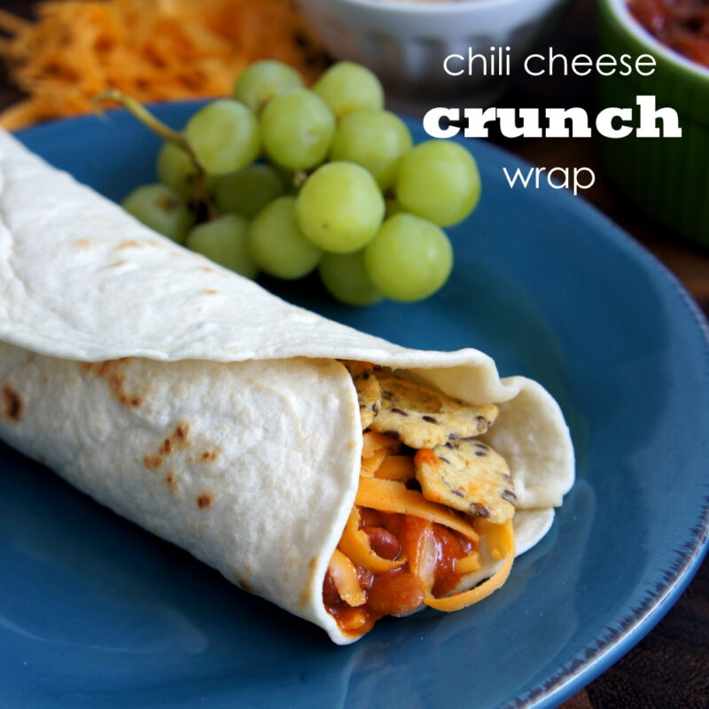 Chili Cheese Crunch Wraps - I Wash You Dry