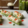 Creamy Buffalo Blue Cheese Stuffed Celery - I Wash You Dry
