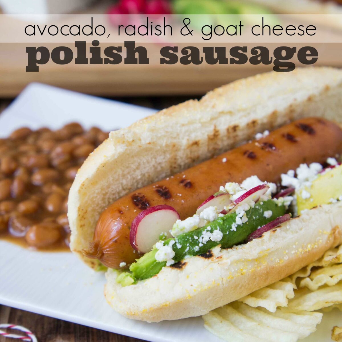 Grilled Sausage and Crostini Stackers - I Wash You Dry