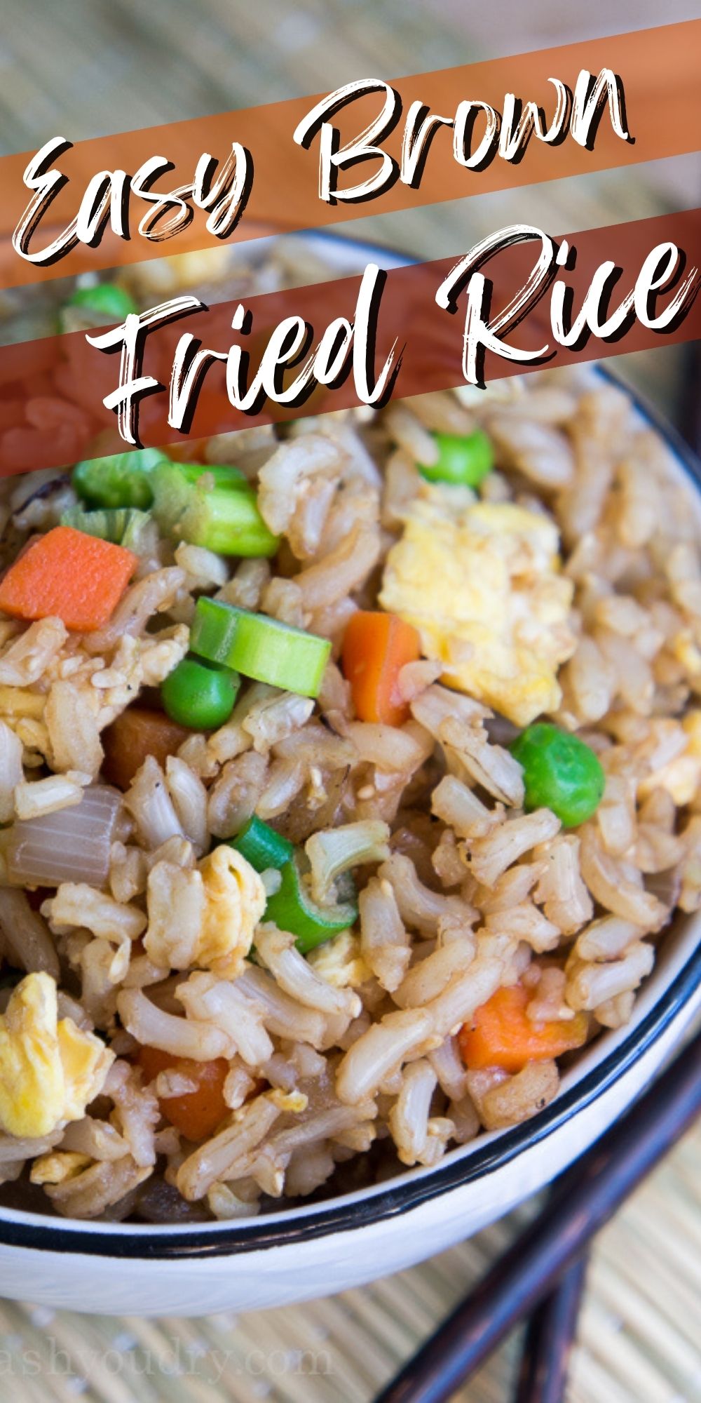 Quick and Easy Brown Fried Rice - I Wash You Dry