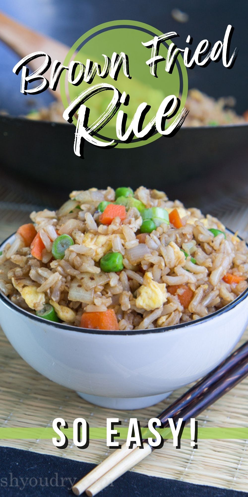 Quick and Easy Brown Fried Rice - I Wash You Dry