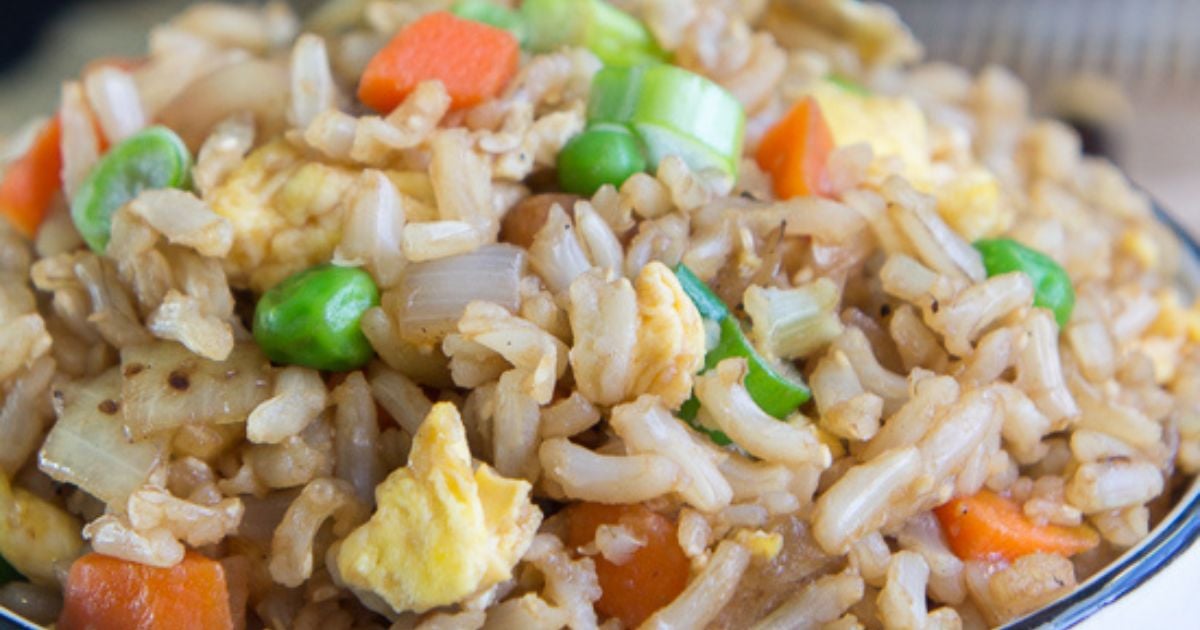 Quick and Easy Brown Fried Rice - I Wash You Dry