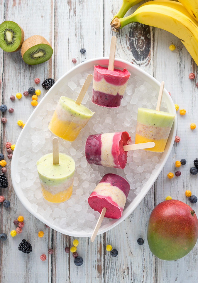 Trix Yogurt Popsicles | I Wash You Dry