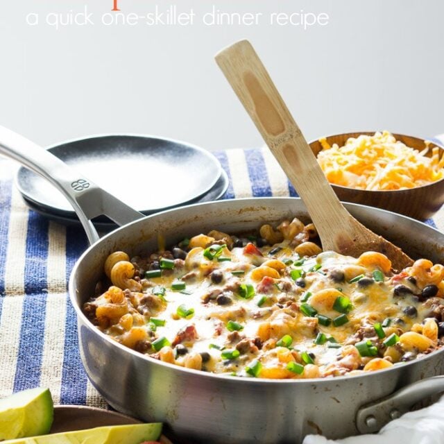 Italian Beef Pasta Skillet - I Wash You Dry