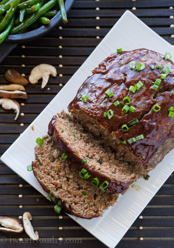 Asian Inspired Meatloaf - I Wash You Dry