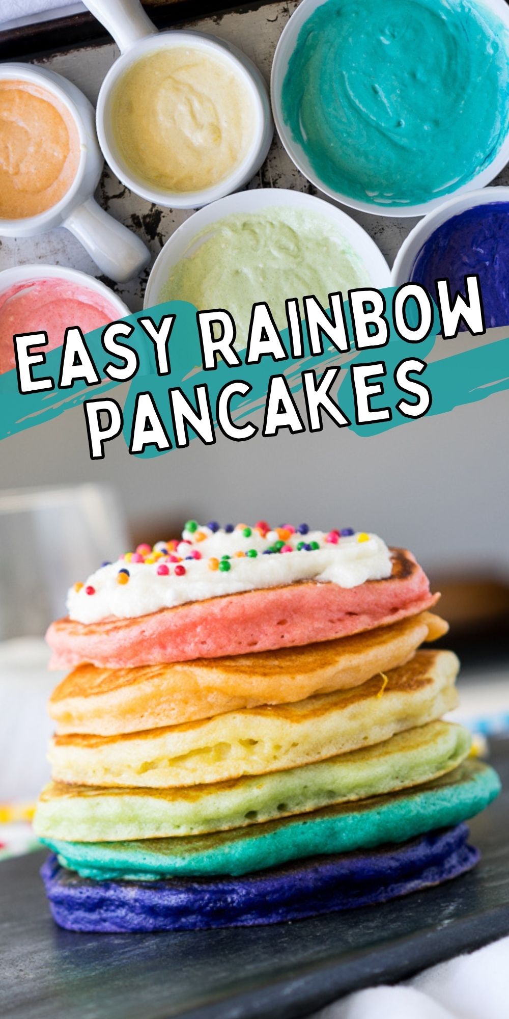 Rainbow Pancakes - I Wash You Dry