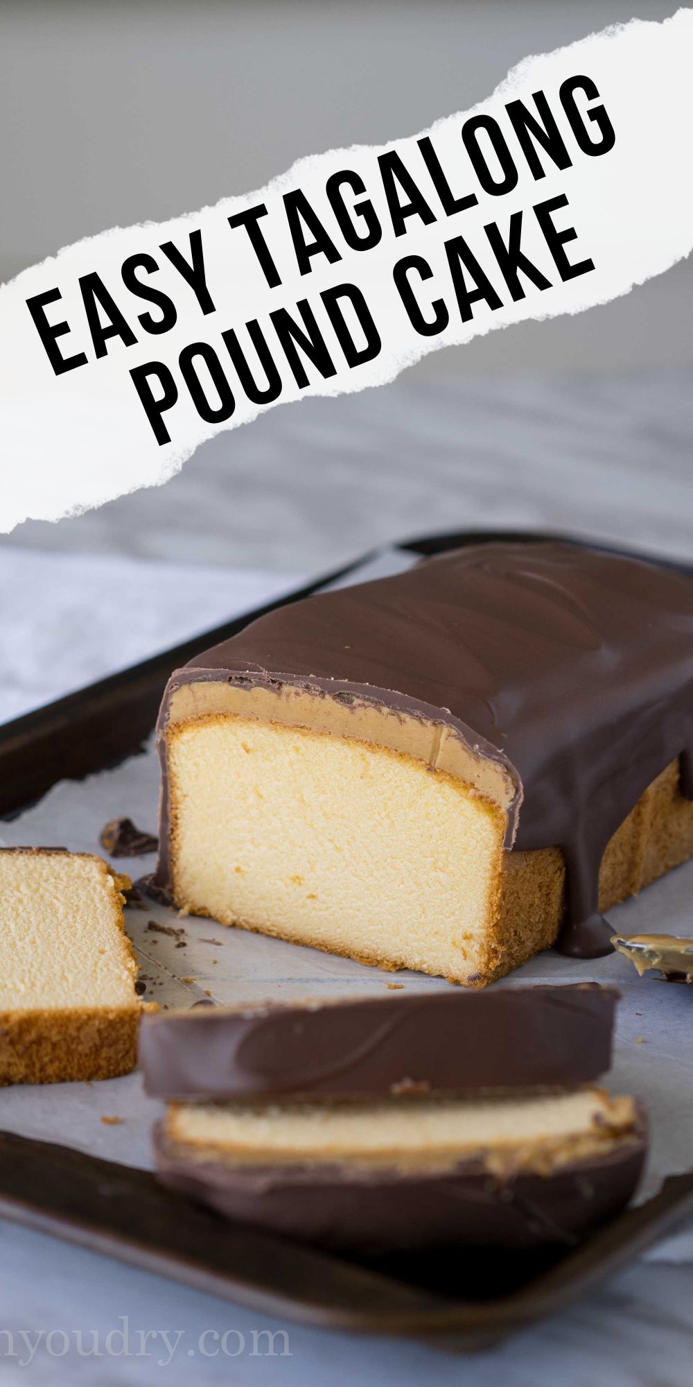 Super Easy Tagalong Pound Cake - I Wash You Dry