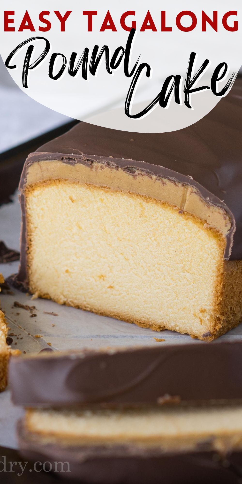 Super Easy Tagalong Pound Cake - I Wash You Dry