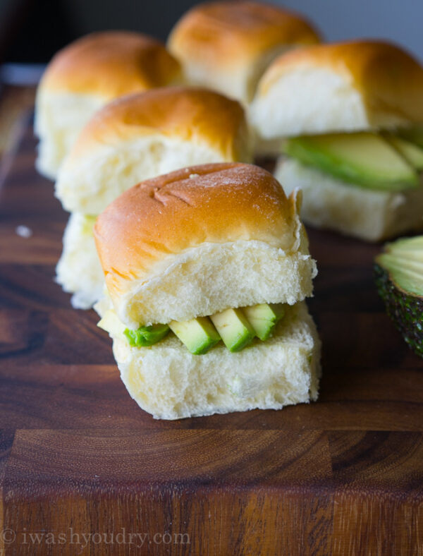 California Avocado Chicken Sliders - I Wash You Dry