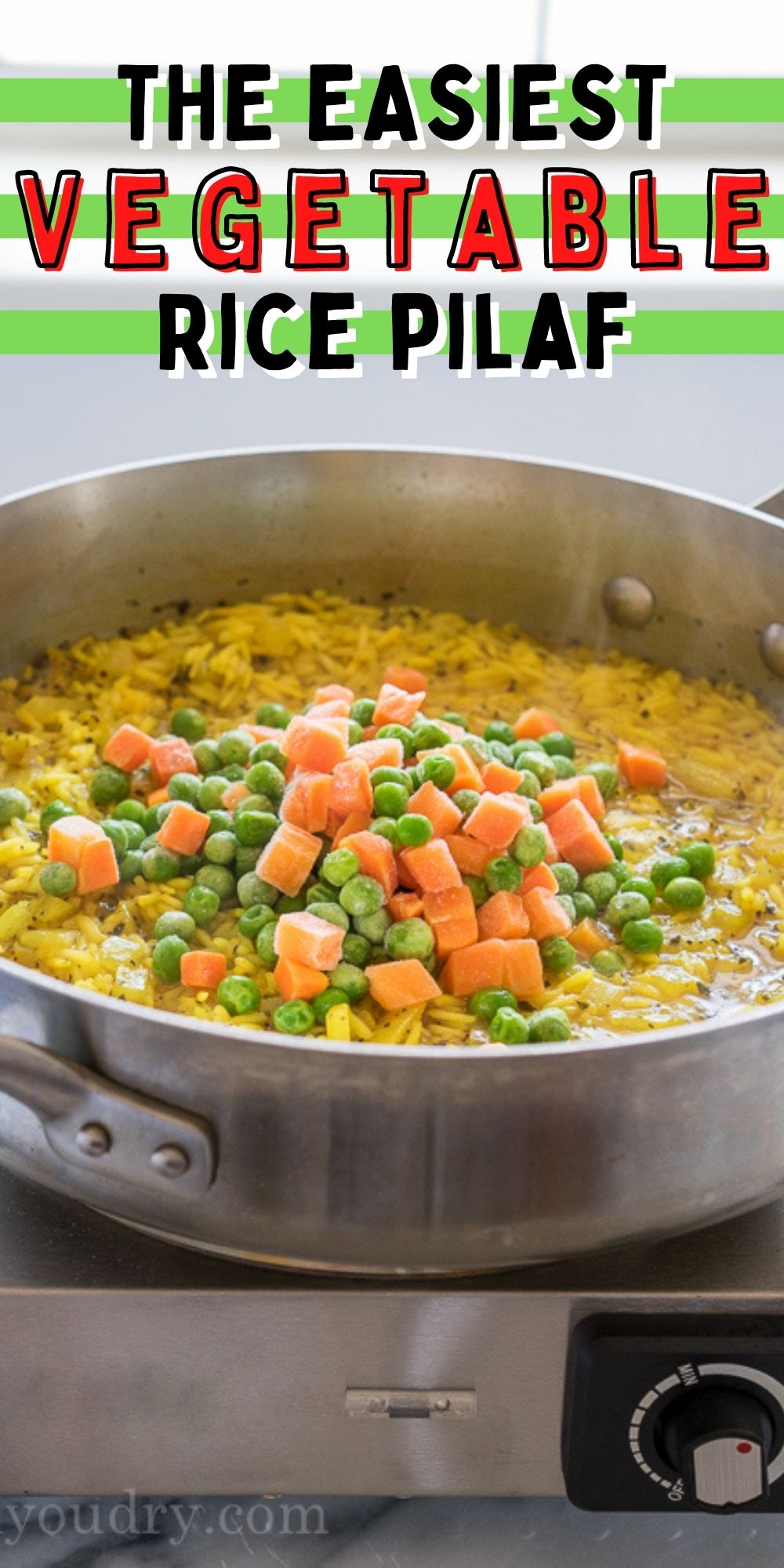 Easy Vegetable Rice Pilaf - I Wash You Dry