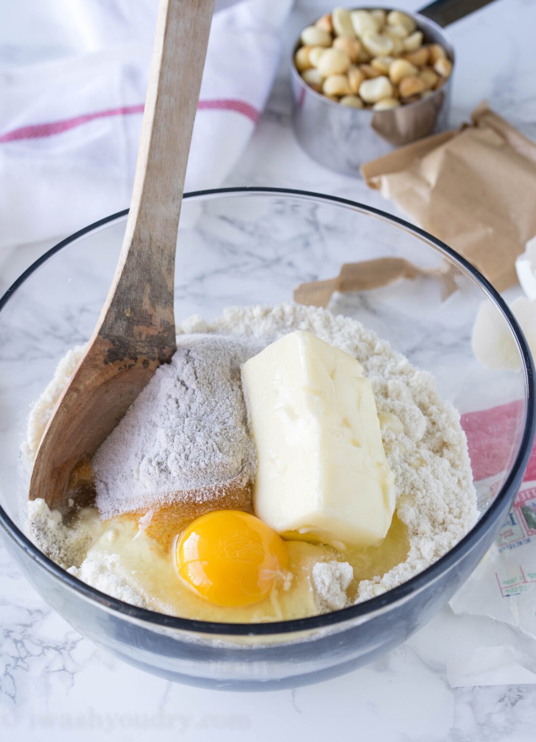 Gooey Butterscotch Nut Bars - I Wash You Dry