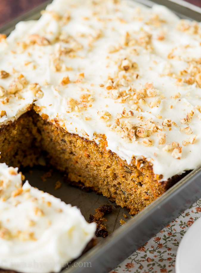 Homemade Carrot Cake Recipe - I Wash You Dry