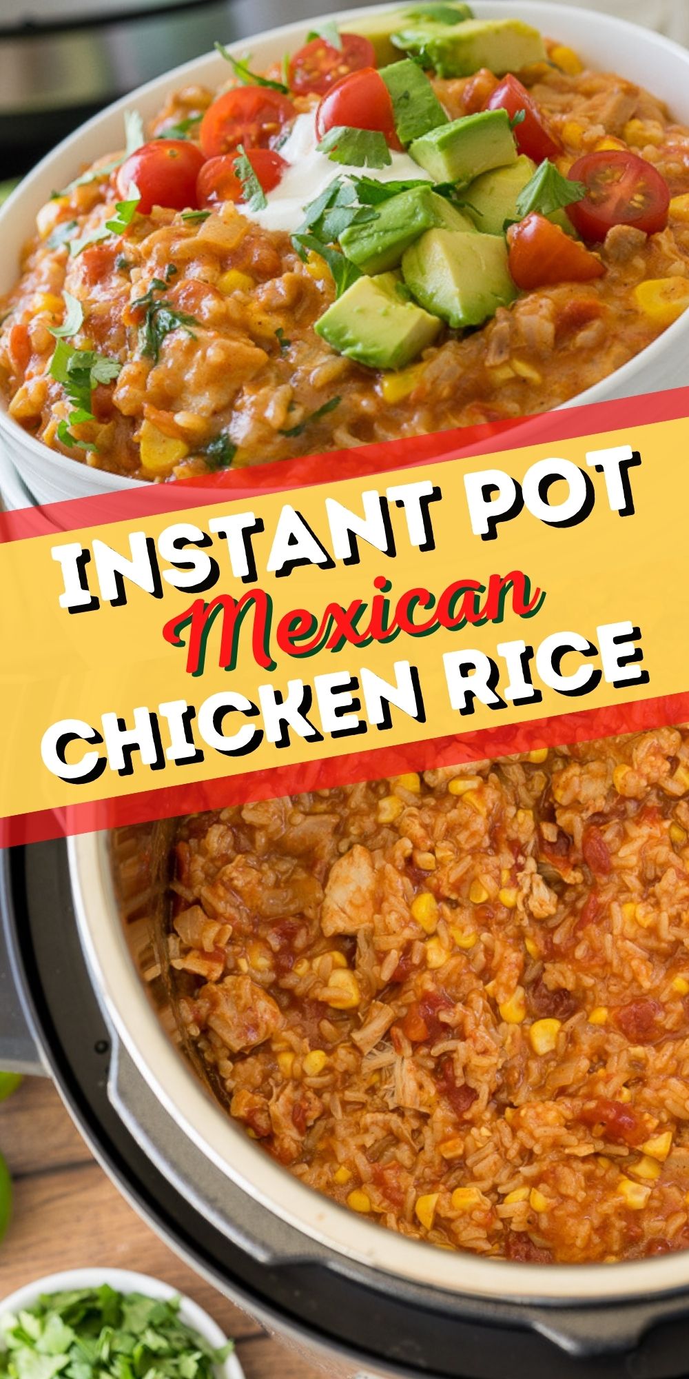 Instant Pot Mexican Chicken Rice - I Wash You Dry