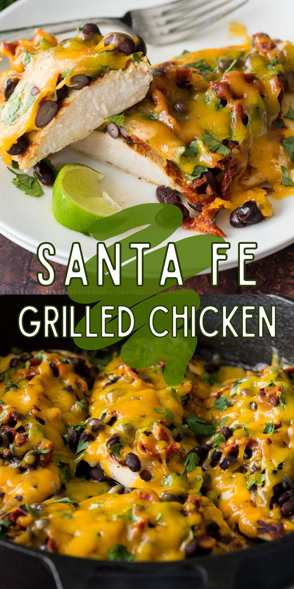 Zesty Grilled Santa Fe Chicken - I Wash You Dry