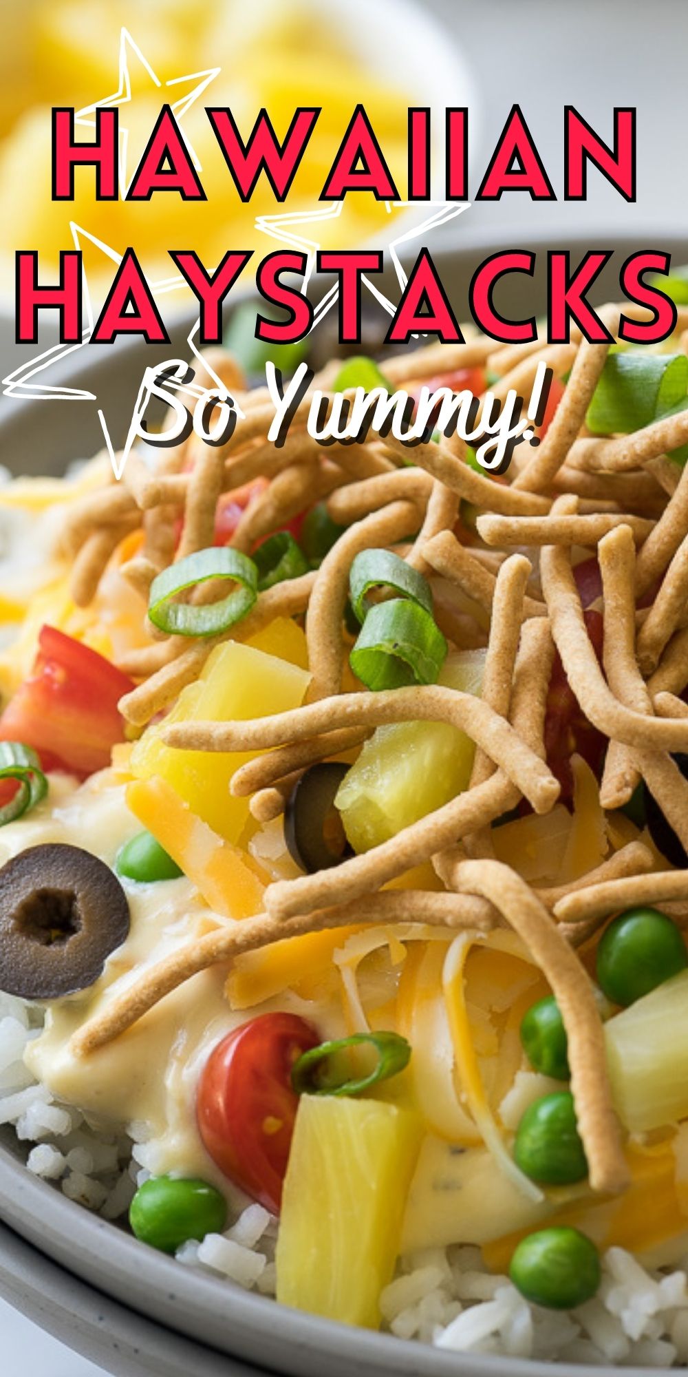 Quick Easy Hawaiian Haystacks - I Wash You Dry