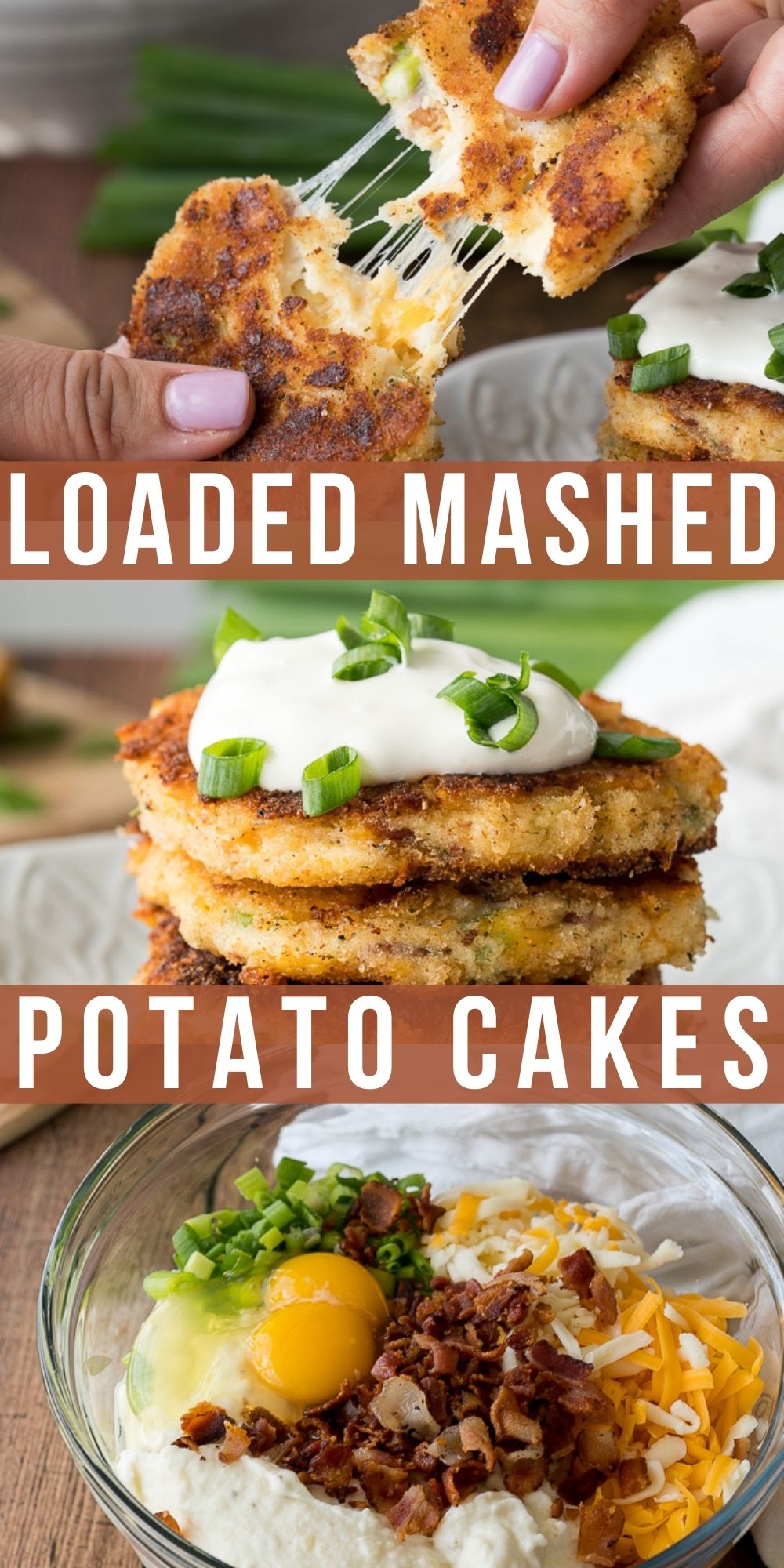 Loaded Mashed Potato Cakes - I Wash You Dry