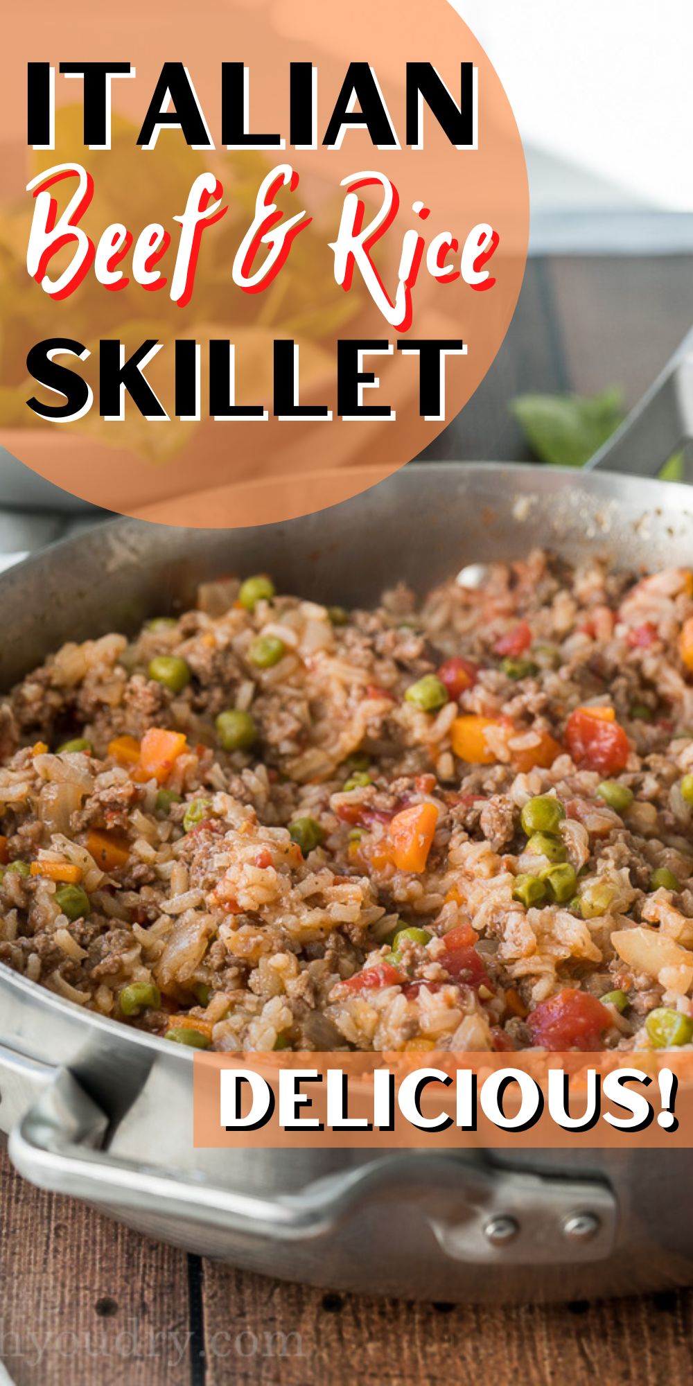 Italian Beef and Rice Skillet - I Wash You Dry
