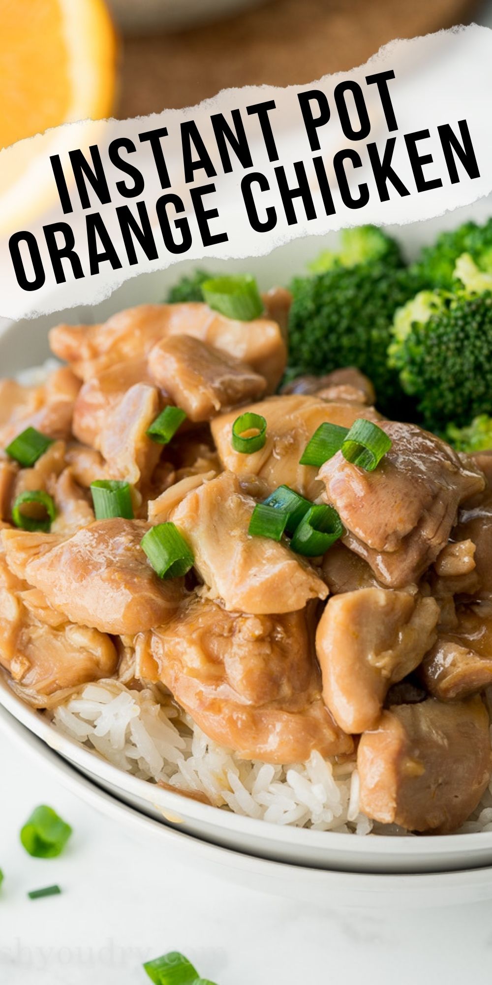 Instant Pot Orange Chicken and Rice - I Wash You Dry