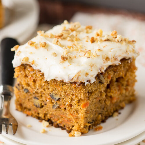 Carrot Poke Cake - I Wash You Dry