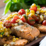 Lemon Basil Grilled Salmon - I Wash You Dry