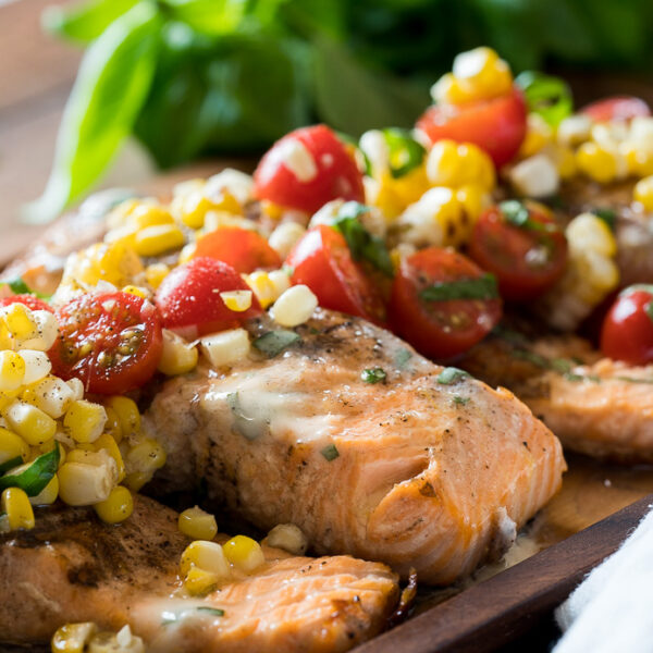 Lemon Basil Grilled Salmon - I Wash You Dry