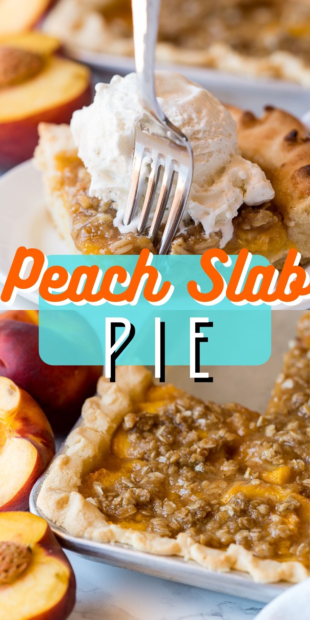 Peach Slab Pie - I Wash You Dry