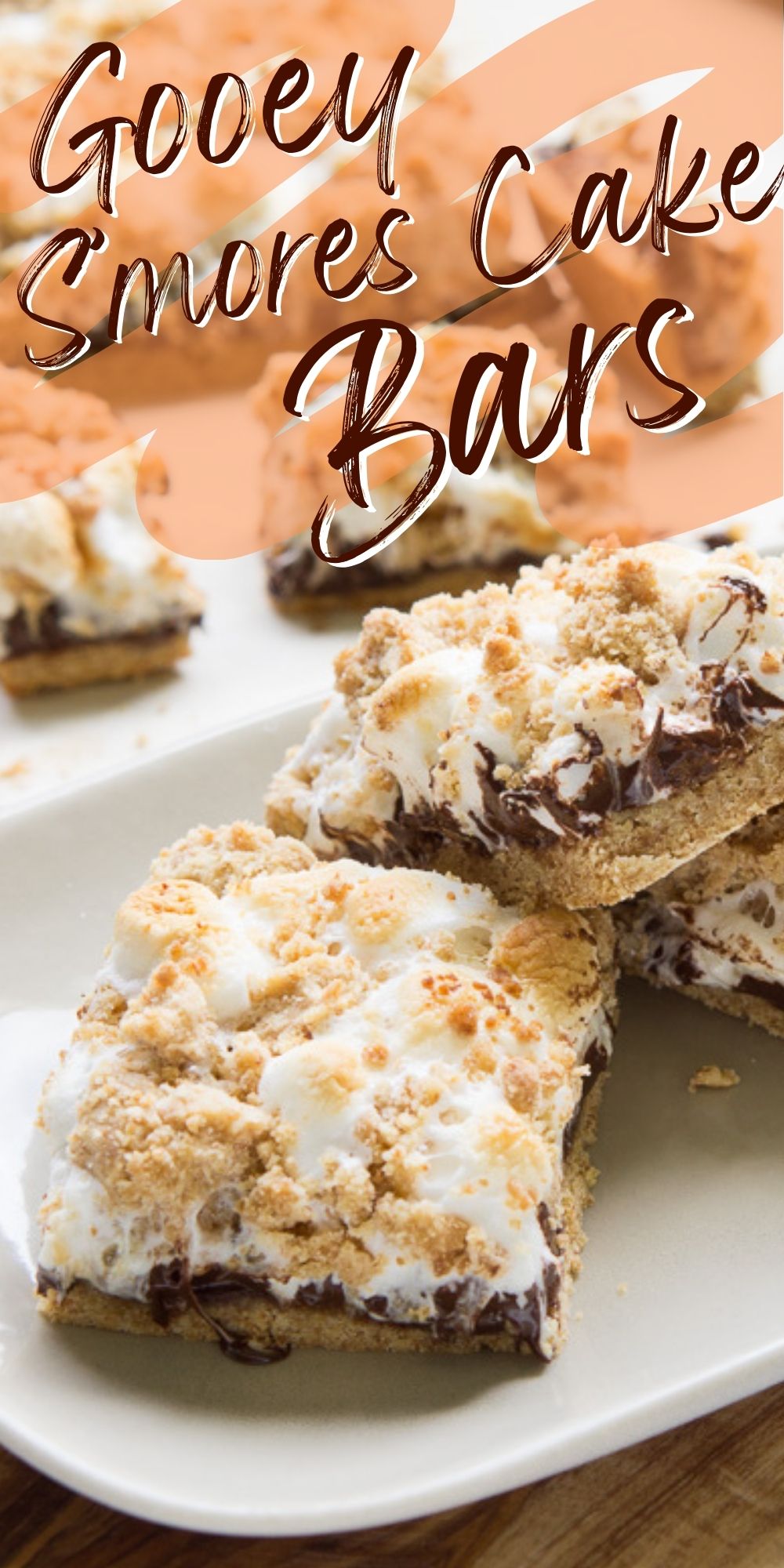 Gooey S'mores Cake Bars