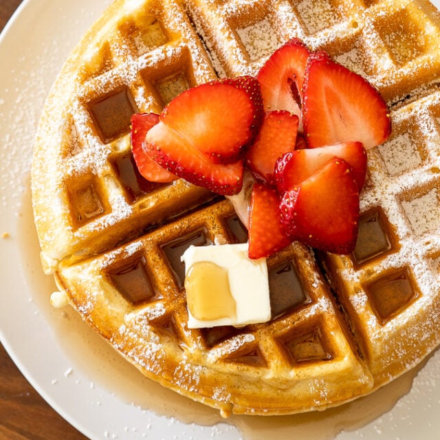 Classic Waffle Recipe - I Wash You Dry