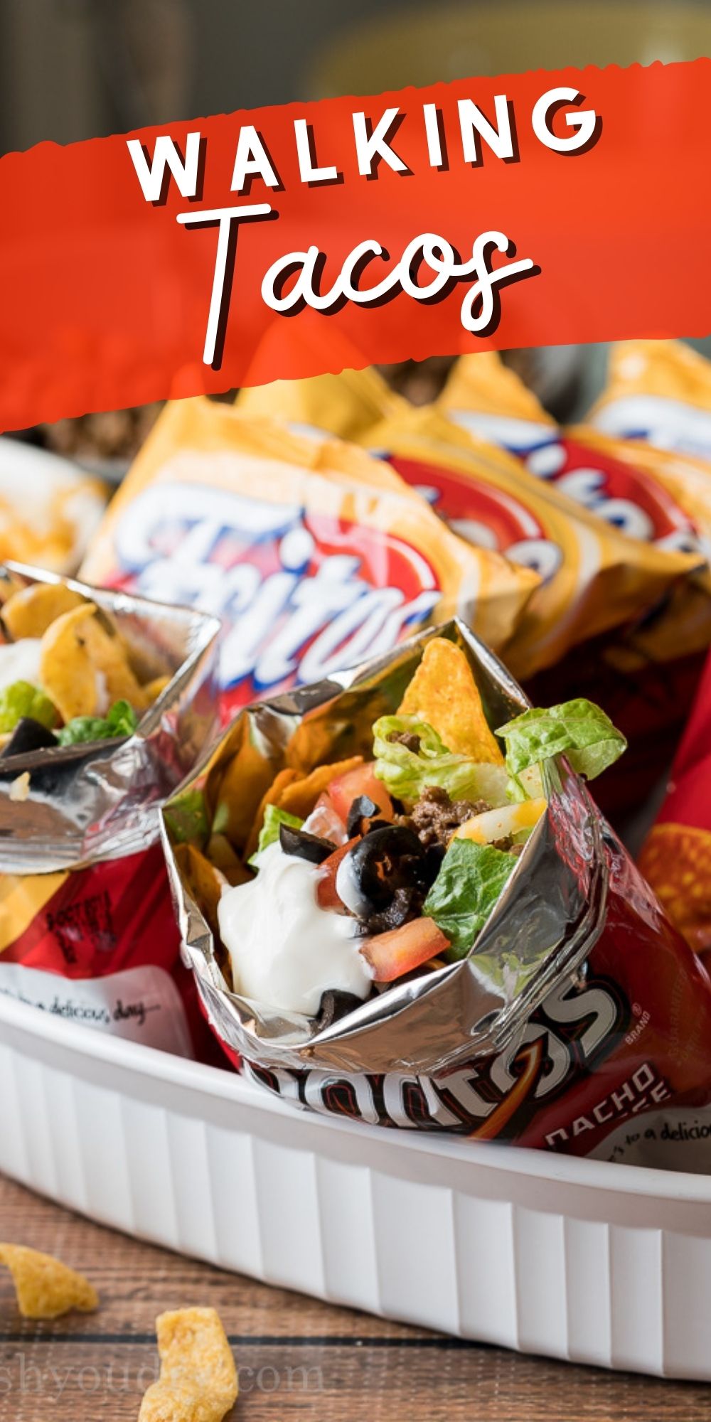 Super Easy Walking Tacos Recipe - I Wash You Dry