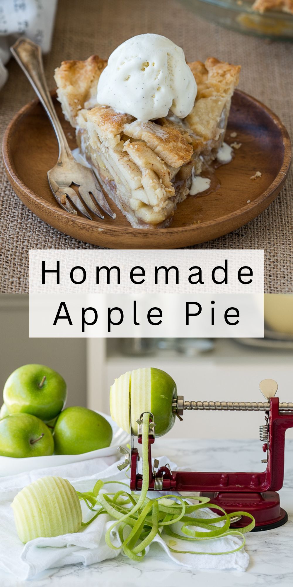 Homemade Apple Pie Recipe - I Wash You Dry