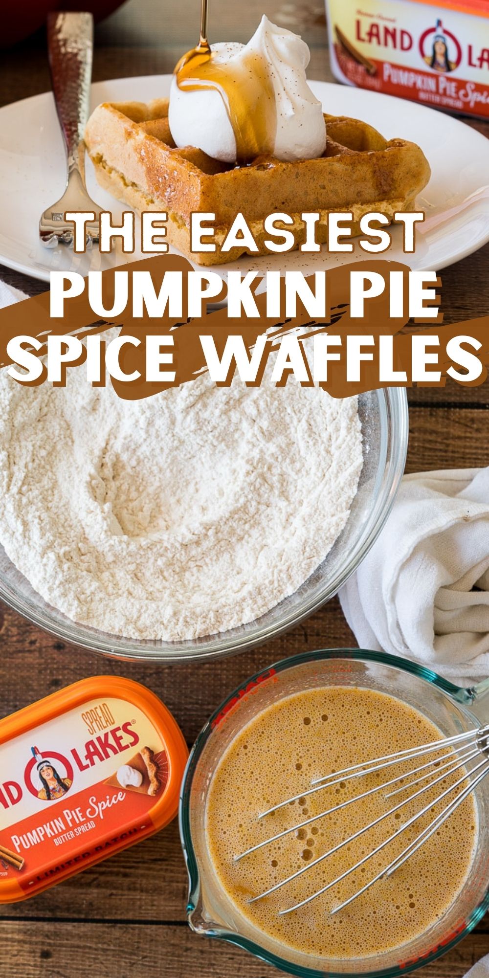 Pumpkin Pie Spice Waffles - I Wash You Dry