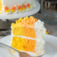 Candy Corn Layer Cake - I Wash You Dry