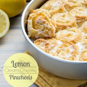 Lemon Cream Cheese Pinwheels - I Wash You Dry