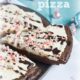 Peppermint Brownie Pizza - I Wash You Dry