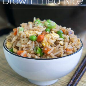 Quick and Easy Brown Fried Rice - I Wash You Dry
