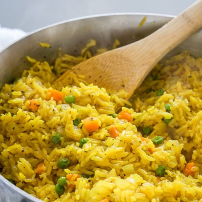 Easy Vegetable Rice Pilaf - I Wash You Dry