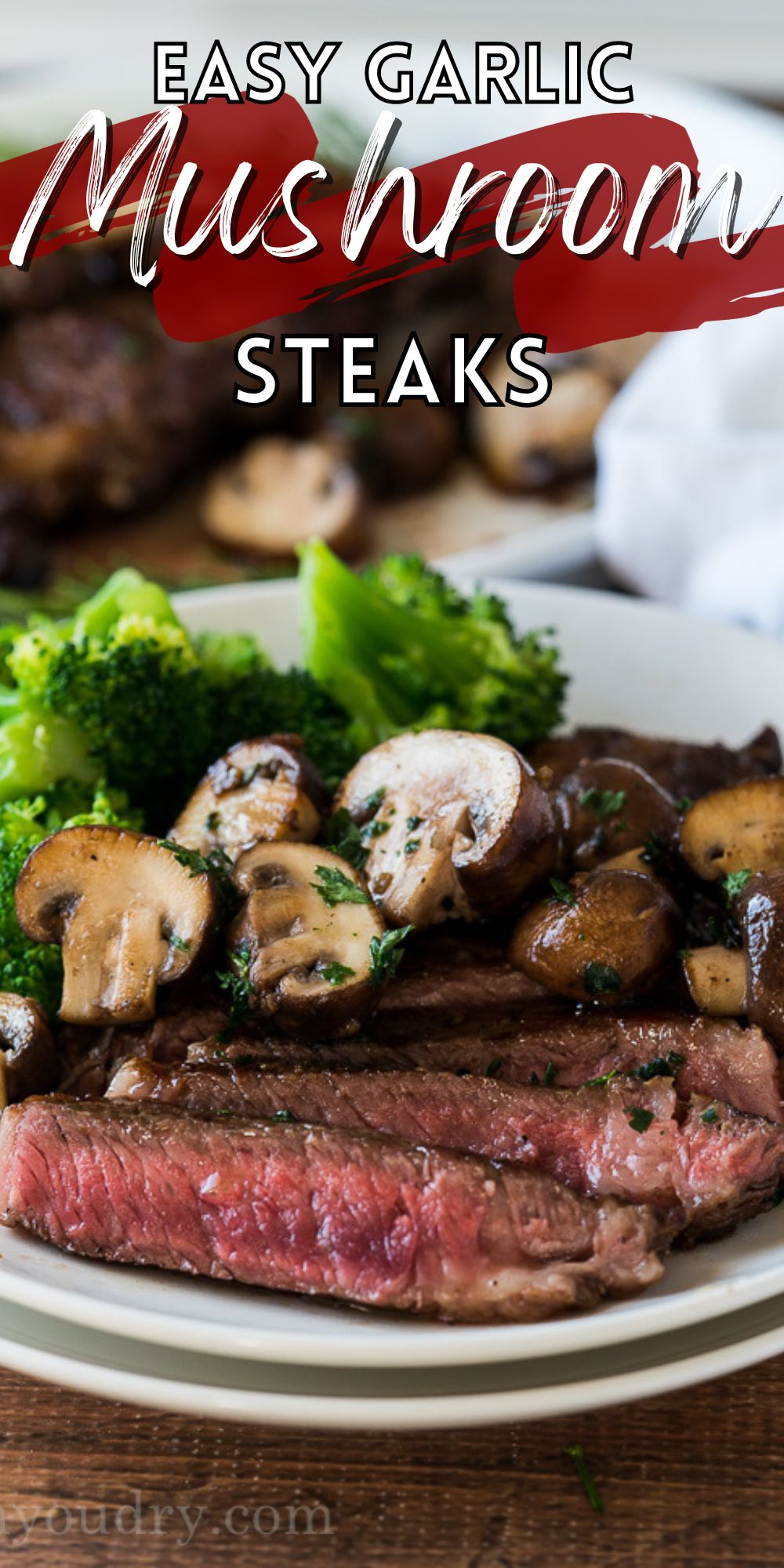Garlic Mushroom Steak Recipe I Wash You Dry