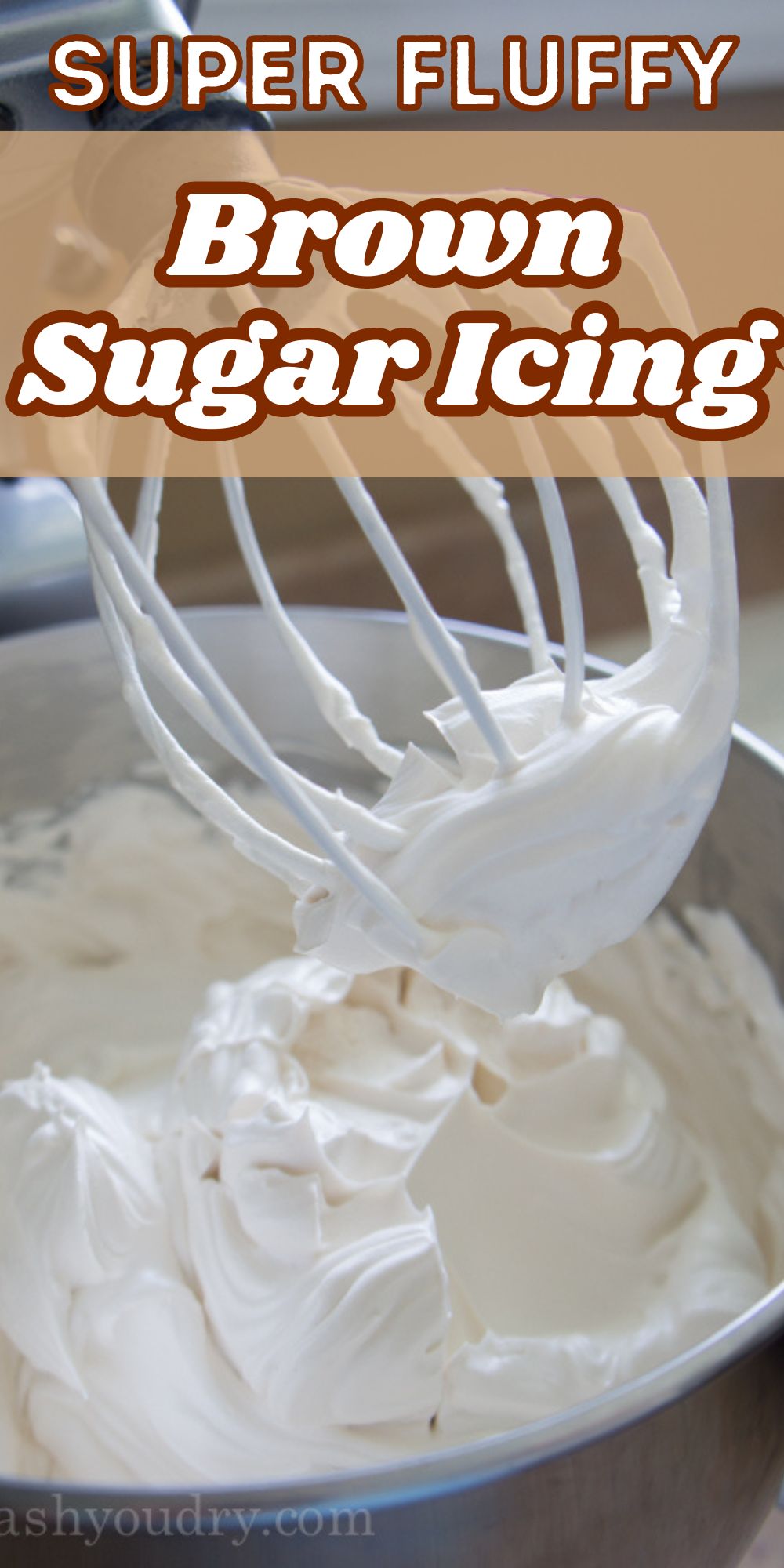 Fluffy Brown Sugar Icing {Pat's Recipes} - I Wash You Dry