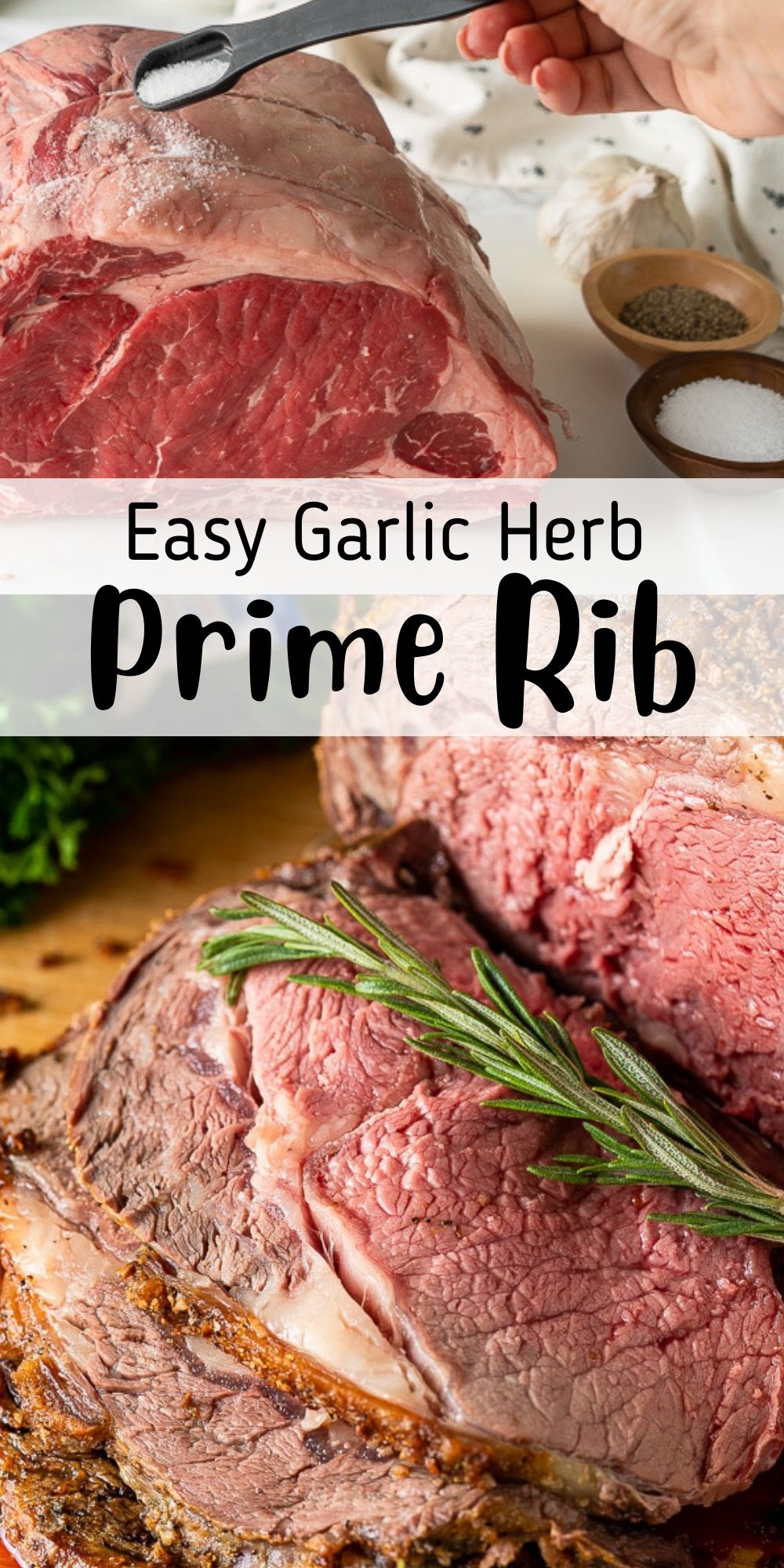 Garlic Herb Prime Rib Recipe - I Wash You Dry
