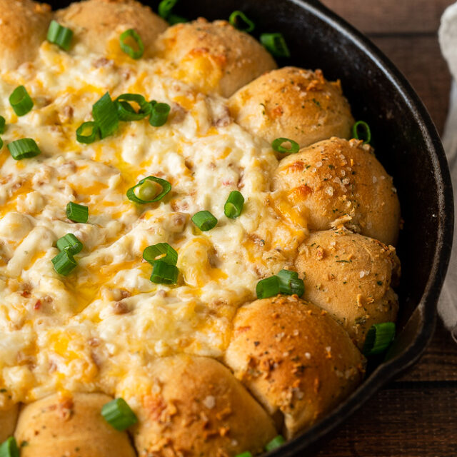 Bacon Cheese Dip Party Ring - I Wash You Dry