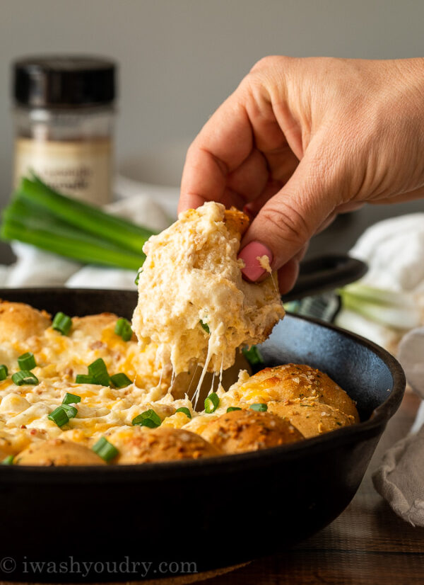 Bacon Cheese Dip Party Ring - I Wash You Dry