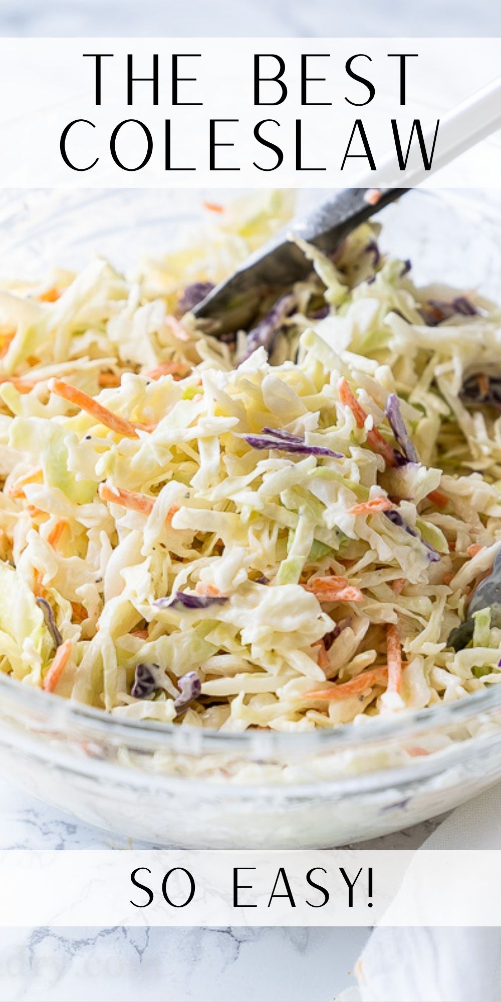 Simple Coleslaw Recipe - I Wash You Dry