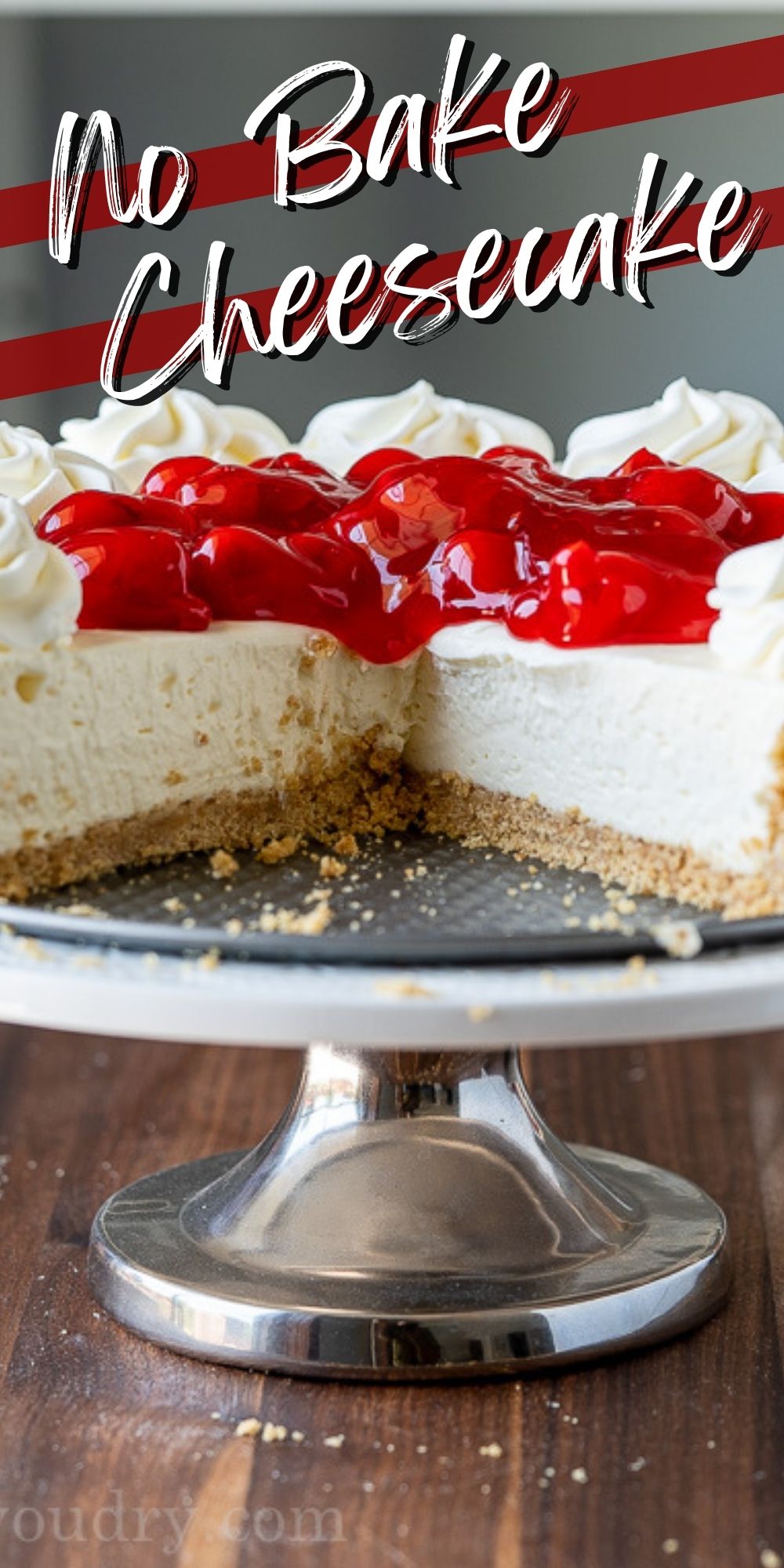 Easy No Bake Cheesecake Recipe - I Wash You Dry