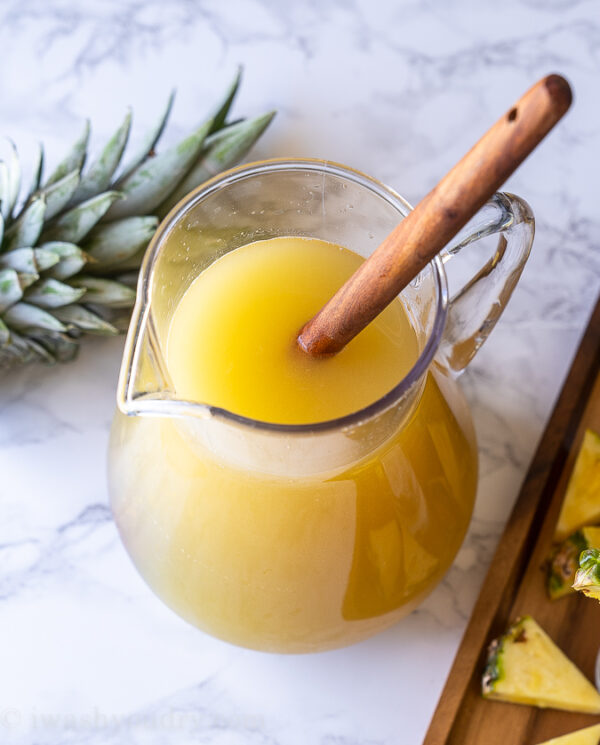 Sparkling Pineapple Lemonade Recipe - I Wash You Dry
