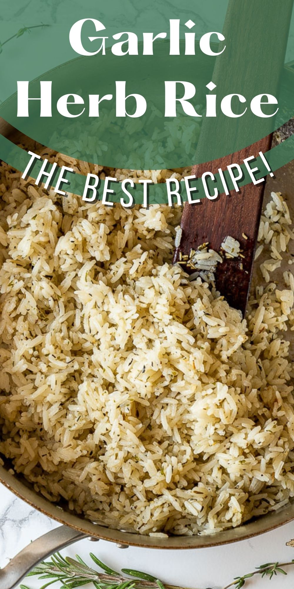 Garlic Herb Rice Pilaf Recipe - I Wash You Dry