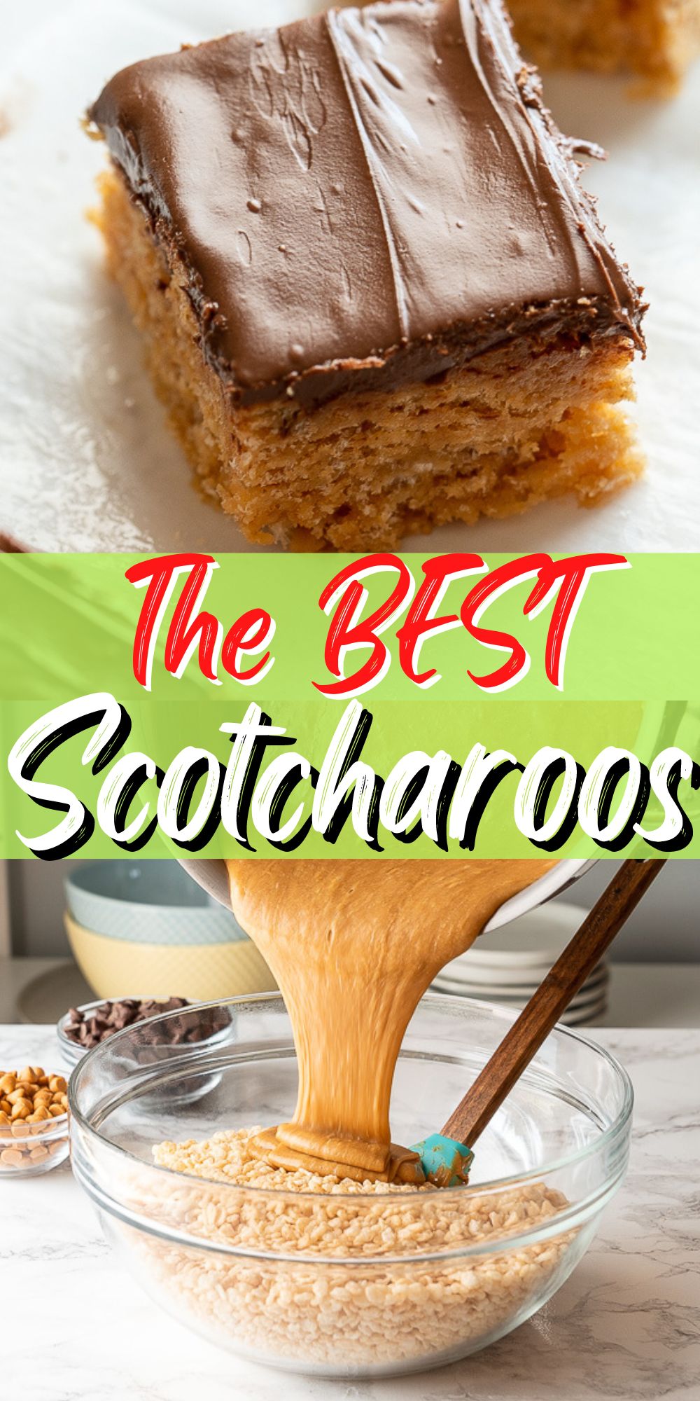 Easy Scotcharoos Recipe - I Wash You Dry