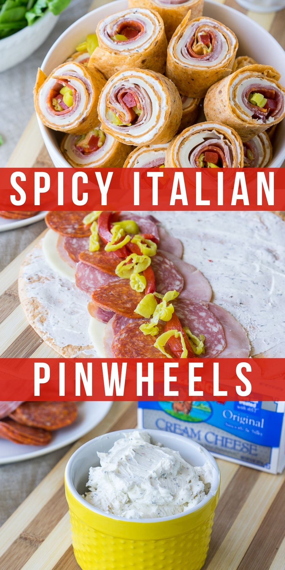 Spicy Italian Pinwheels Recipe - I Wash You Dry
