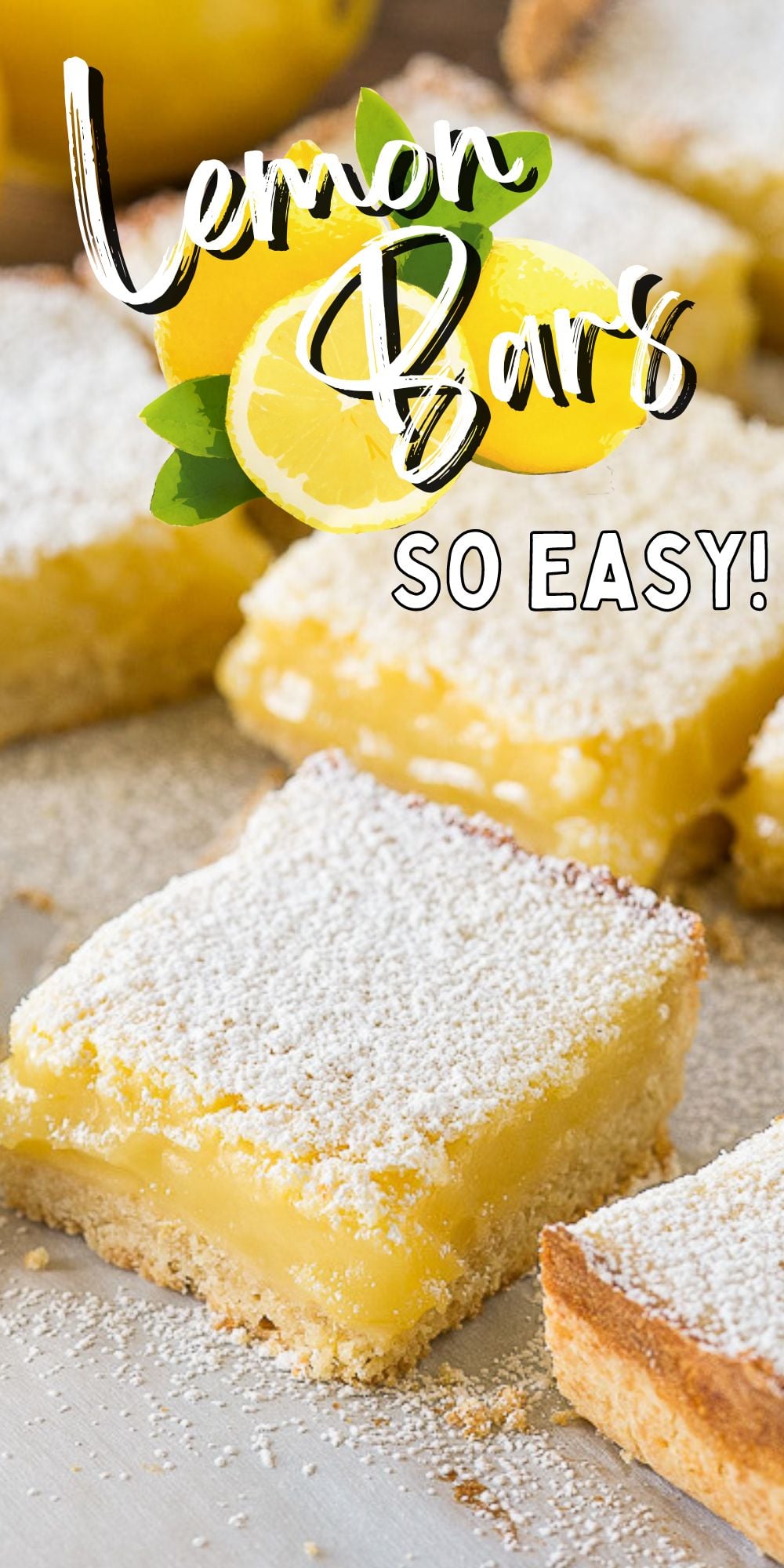 Easy Lemon Bar Recipe - I Wash You Dry
